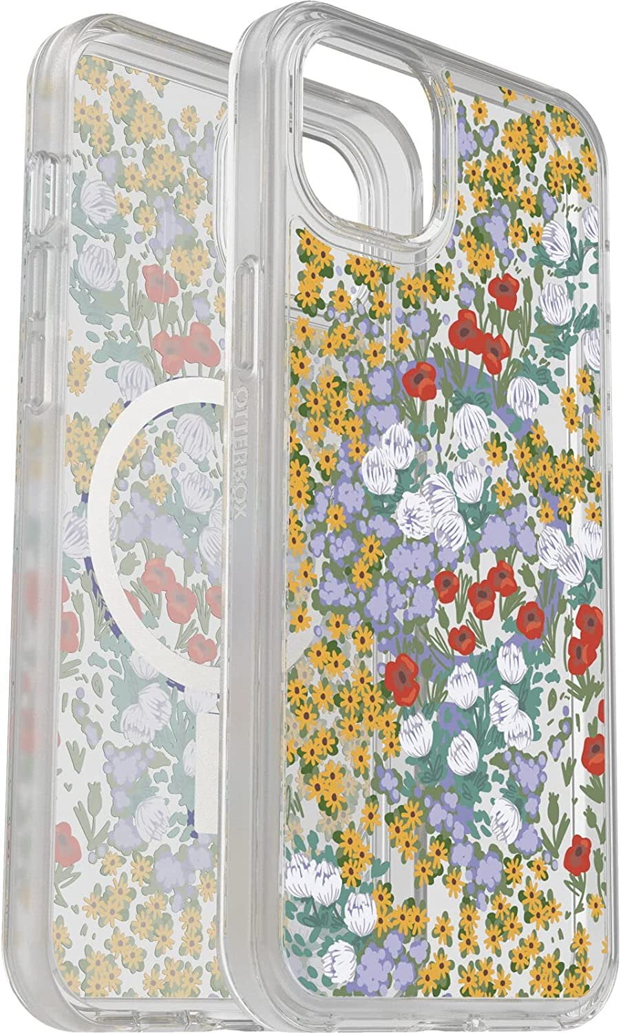 OtterBox Symmetry Series+ Clear Antimicrobial Case with Magsafe for iPhone 14 Plus Only - Non ...