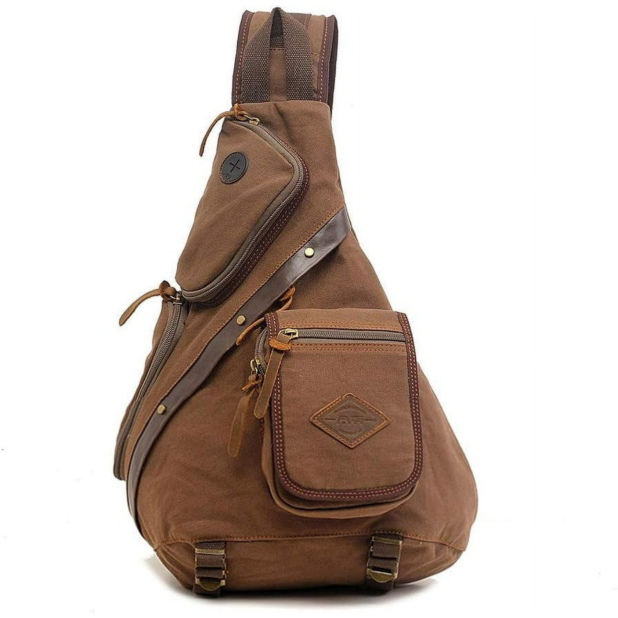 Click here for Unbranded Yazoeia Canvas Sling Bag  Large Canvas C... prices