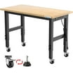 Height Adjustable Workbench, 48" L X 24" W, with Power Socket & 5FT ...