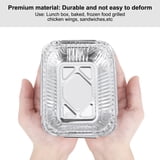 Topekada 40 Pack Disposable Aluminum Food Containers with Lids 5x4 Inch ...
