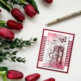 1Sheet Vintage Telephone Booths Silicone Clear Stamp Seals for DIY ...