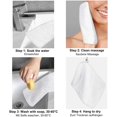 ASIASN-10 Pack Microfiber Body Wash Mitts, Soft Face Mitten, Bath Spa ...