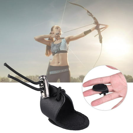 Sonew Archery Glove Hunting Thumb Finger Guard Arrow Shooting Protector ...