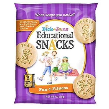 (Price/Case)Dick And Jane English & Spanish Educational Snack Crackers ...