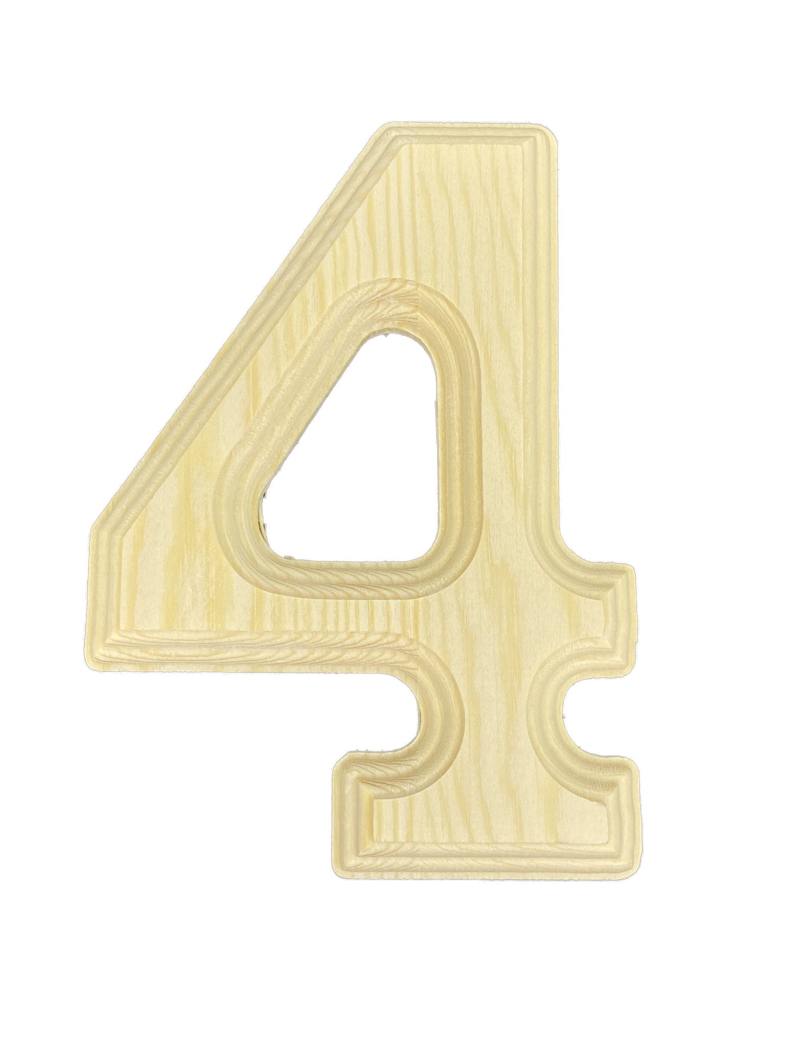 Crafts Central Pine Wood Beveled Wooden Numbers for Arts & Crafts ...
