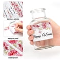 1 Set 40Sheets 4 Style Water Bottle Label Stickers Rectangle with Word ...