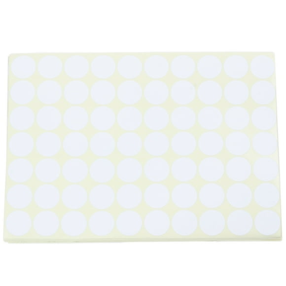 White Circle Stickers