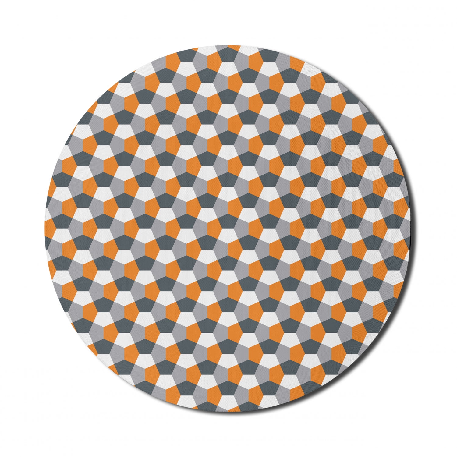 Abstract Mouse Pad for Computers, Modern Style Origami Inspired Mosaic ...