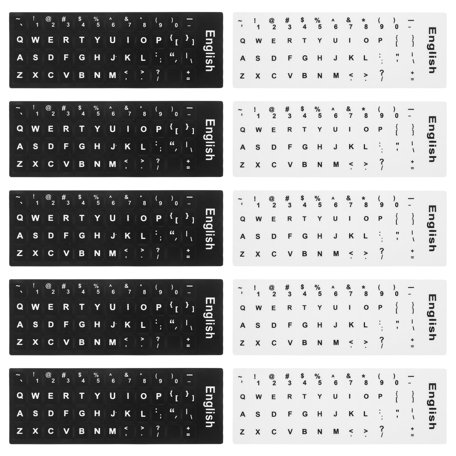 Click here for Oakleem 10 Sheets Of English Keyboard Stickers Rep... prices