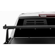 TrailFX H0004B Bolt-On Black Powder Coated Round Tube Louvered Headache ...