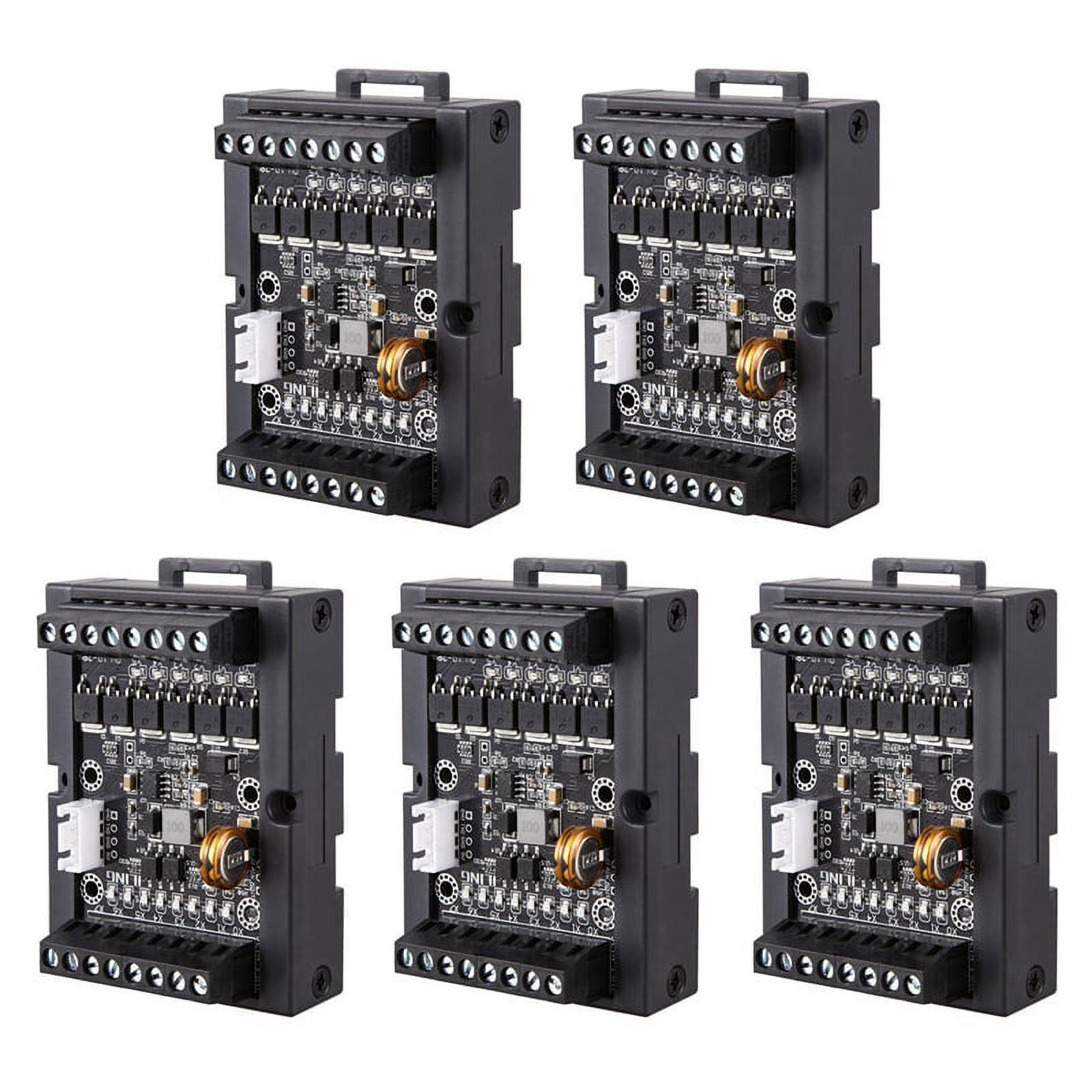 5X PLC Controlador LóGico Programable DC 10-28V PLC Regulador FX1N-14MT Tablero de Control ...
