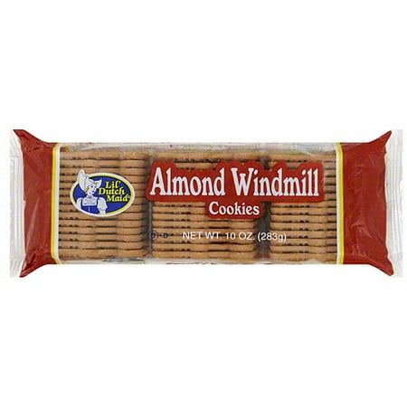 Lil' Dutch Maid Almond WIndmill Cookies, 10 oz (Pack of 12) - Walmart.com