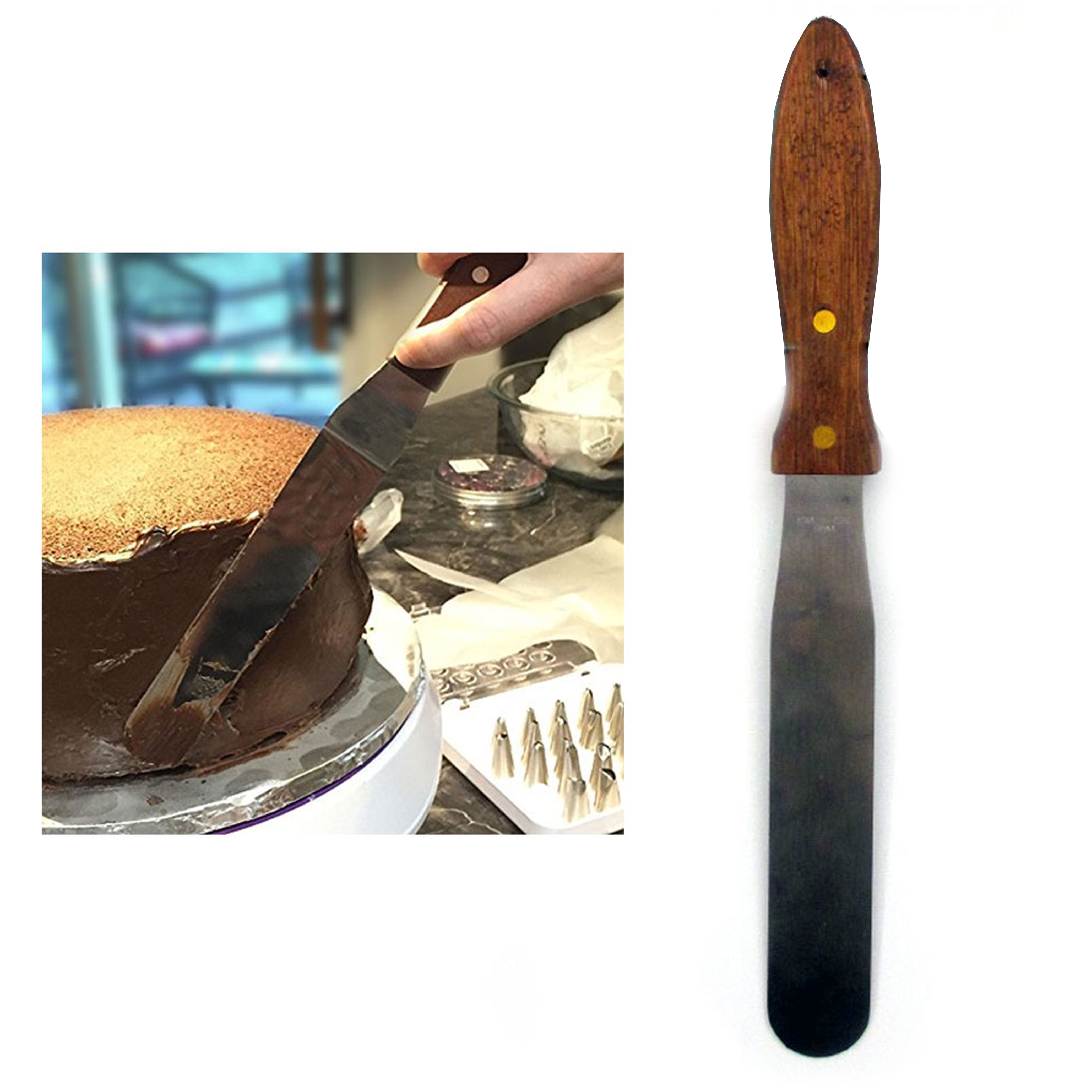 Straight Icing Spatula 11-Inch Stainless Steel Blade Silver Straight ...