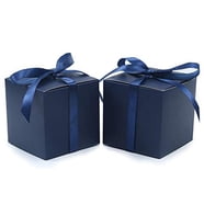 Efavormart 100 pcs of 3x3x3 Navy Blue Favor Box for Candy Treat Gift ...