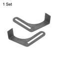 Uxcell 2pcs Bench Grinder Tool Rest 7.87" Carbon Steel Bracket Tool ...