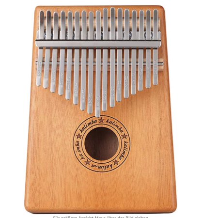 Konesky Small Carlimba 17 Keys Portable Wood Finger finger instrument ...