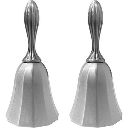 MAFNIO Set of 2 Call Bell Wedding Bell Dinner Bell Golden Temple Bell ...