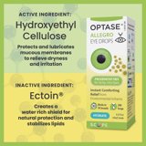 OPTASE Allegro Lubricated Eye Drops - Instant Relief for Dry Eyes & Environmental Irritants ...