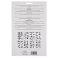 2.5" Round Script Alphabet Stencils by Craft Smart® - 64 designs ...