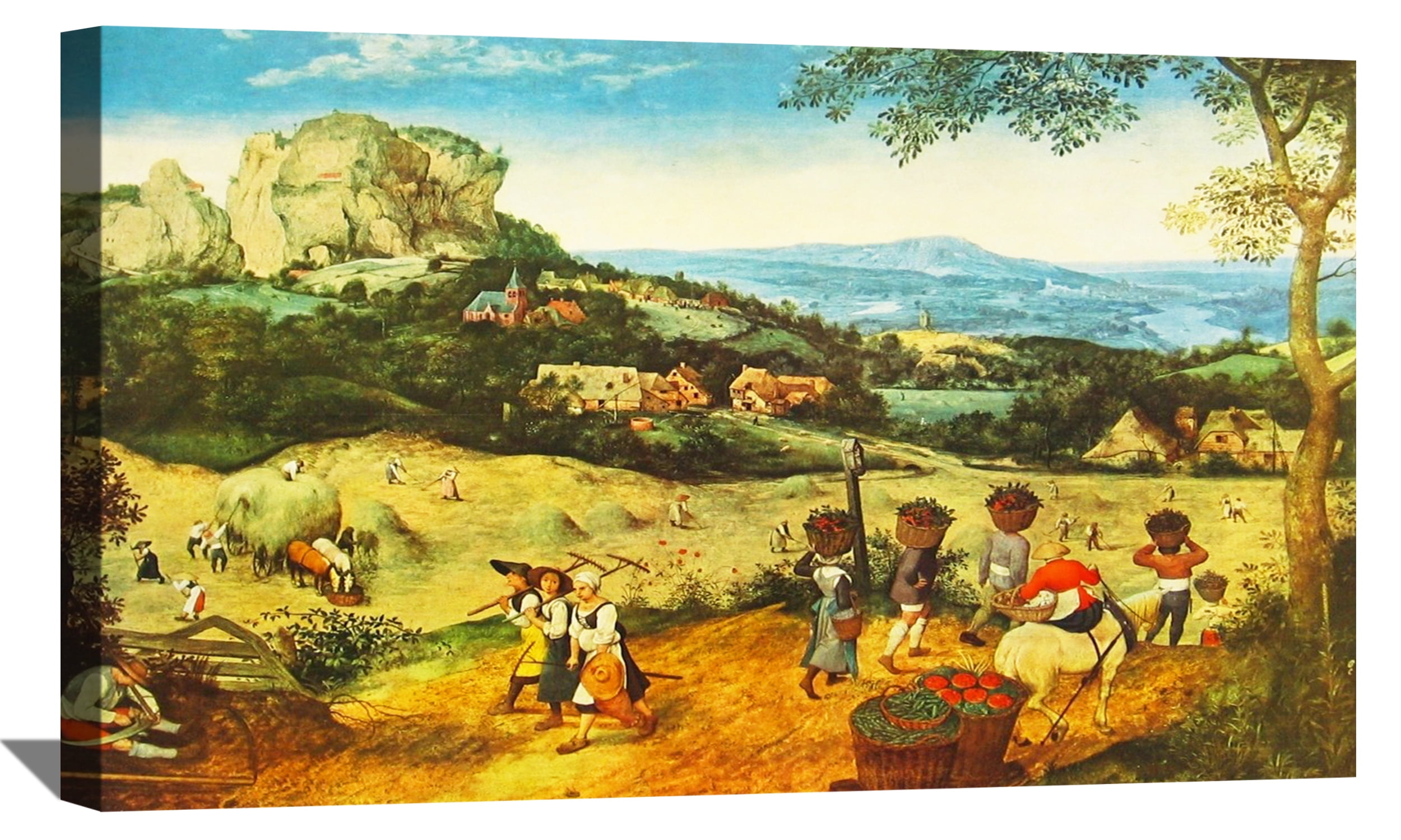 Pieter Bruegel The Elder Painting The Hay Harvest By Pieter Brueghel ...