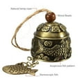 Hesroicy Chinese Fish Pattern Feng Shui Bell Blessing Good Luck Fortune ...
