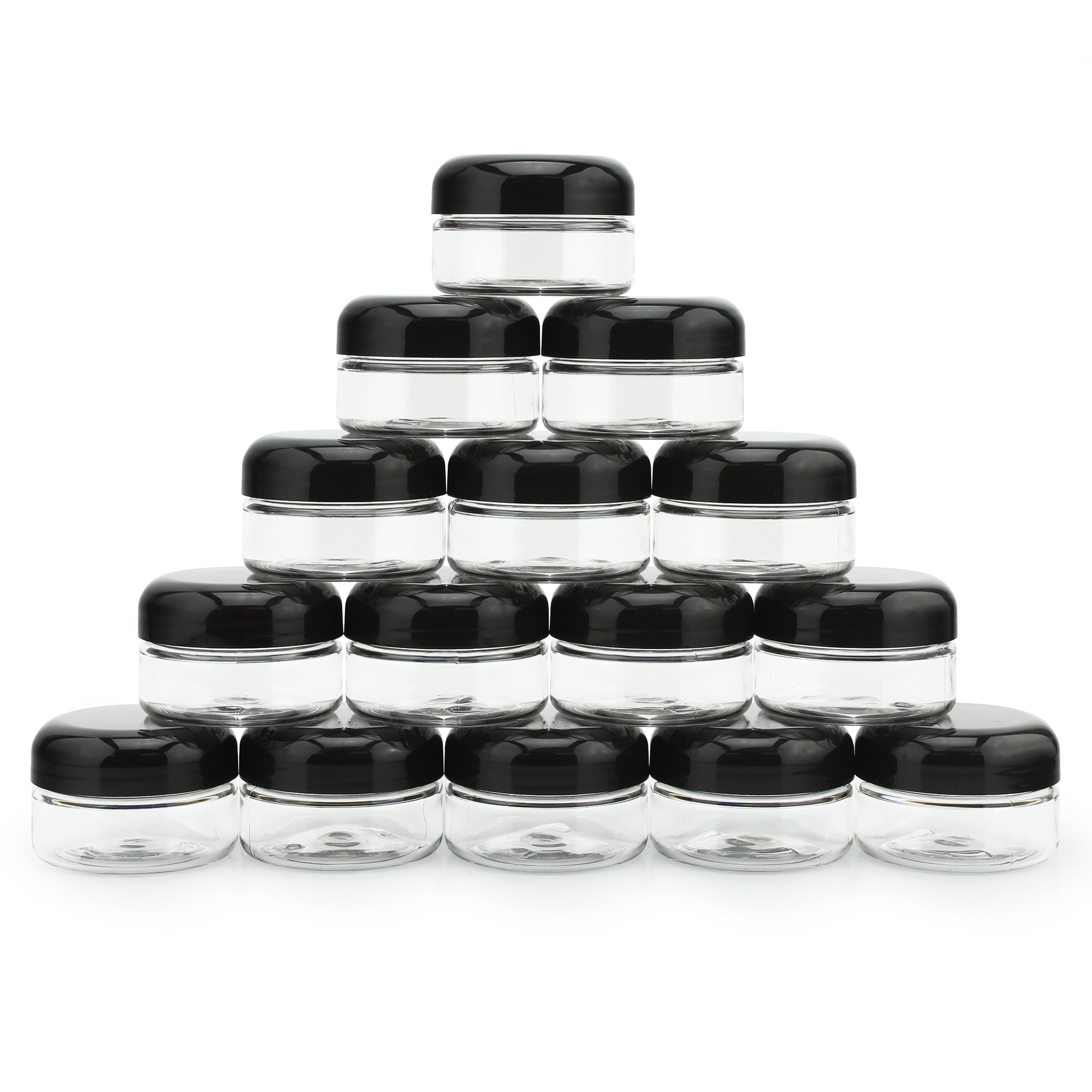 Cornucopia 2oz Clear Plastic Jars (15-Pack); Clear Plastic Containers ...