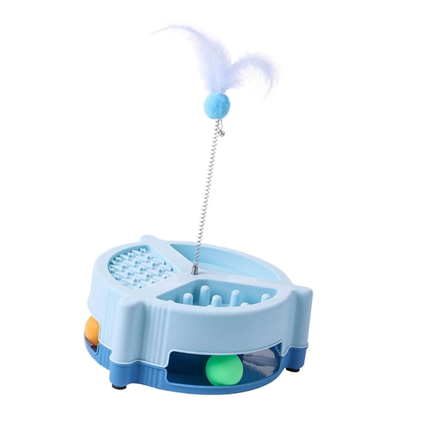 Cat Toy Track Amusement Cat Track Toy para ejercicio de interacción ...