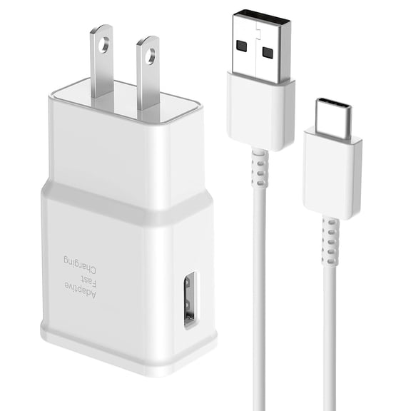 pannbo Fast Charger with Type C Cable, USB Wall Charger Block for ...