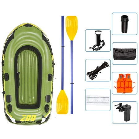 ADKINC Inflatable Pool Floats Tube Rafts，Inflatable Boat Kayak Fishing ...