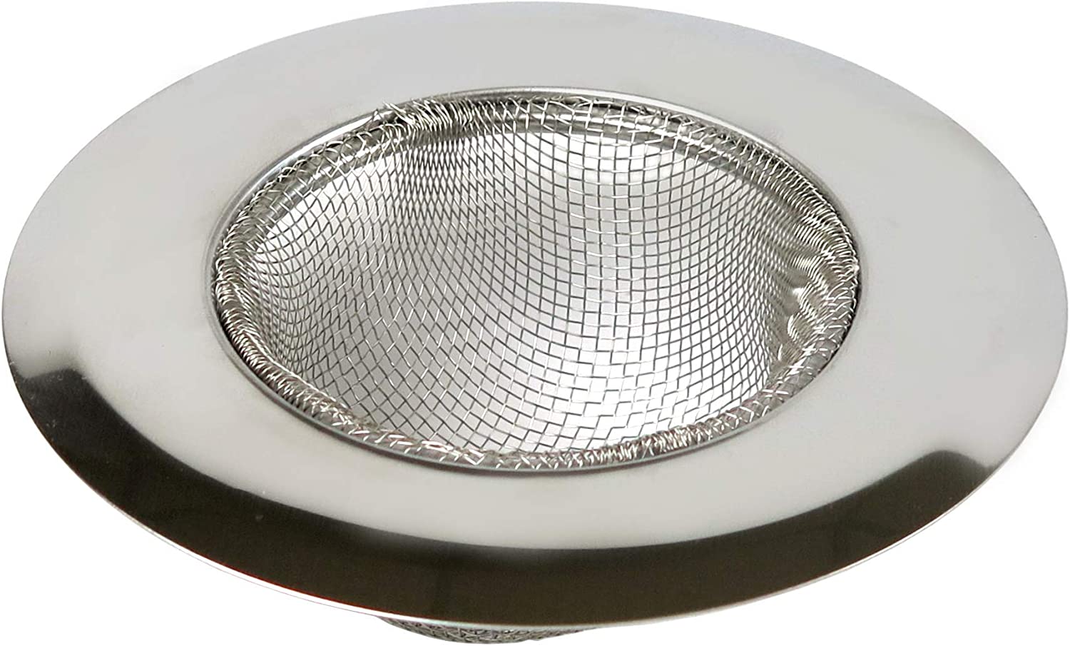 4.55" Stainless Steel Sink Drain Mesh Filter Strainer - for ~3-Inch ...