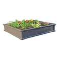 Lifetime Outdoor Raised Garden Bed Kit – (2) 4 ft. x 4 ft. Beds & (1 ...