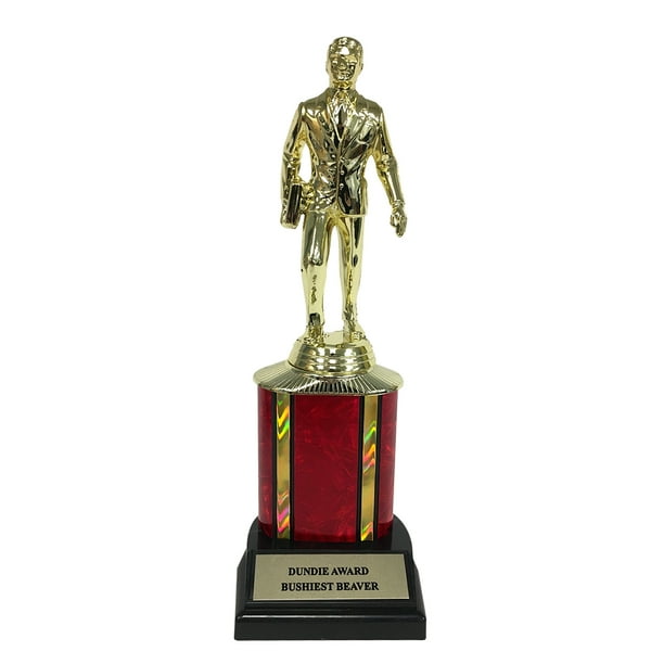 Bushiest Beaver Dundie Award Trophy Phyllis Lapin Vance Office Dunder ...