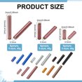 120G 15 Styles Glass Bugle Beads Mixed Shape Mixed Color 5~12x2mm Hole ...
