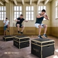 3 in 1 Wooden Plyo Box, Plyometric Box Platform for Jump Training, Jump ...