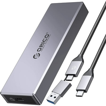 M.2 NVMe SSD Enclosure Aluminum Tool-Free Adapter, 10Gbps USB3.2 USB-C ...
