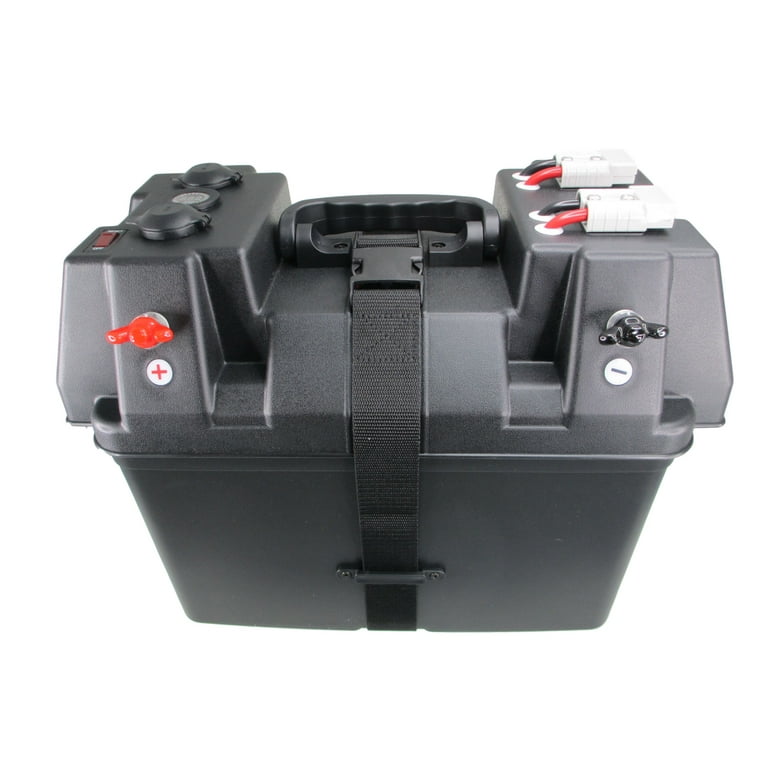 Battery Box Marine With Usb Charger 12v Socket Voltmeter, 55% OFF