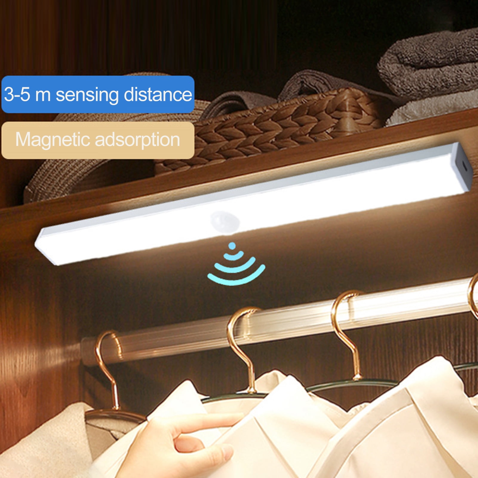 Sunjoy Tech 1 Set LED Induction Lamp Flicker Free No Wiring Required ...