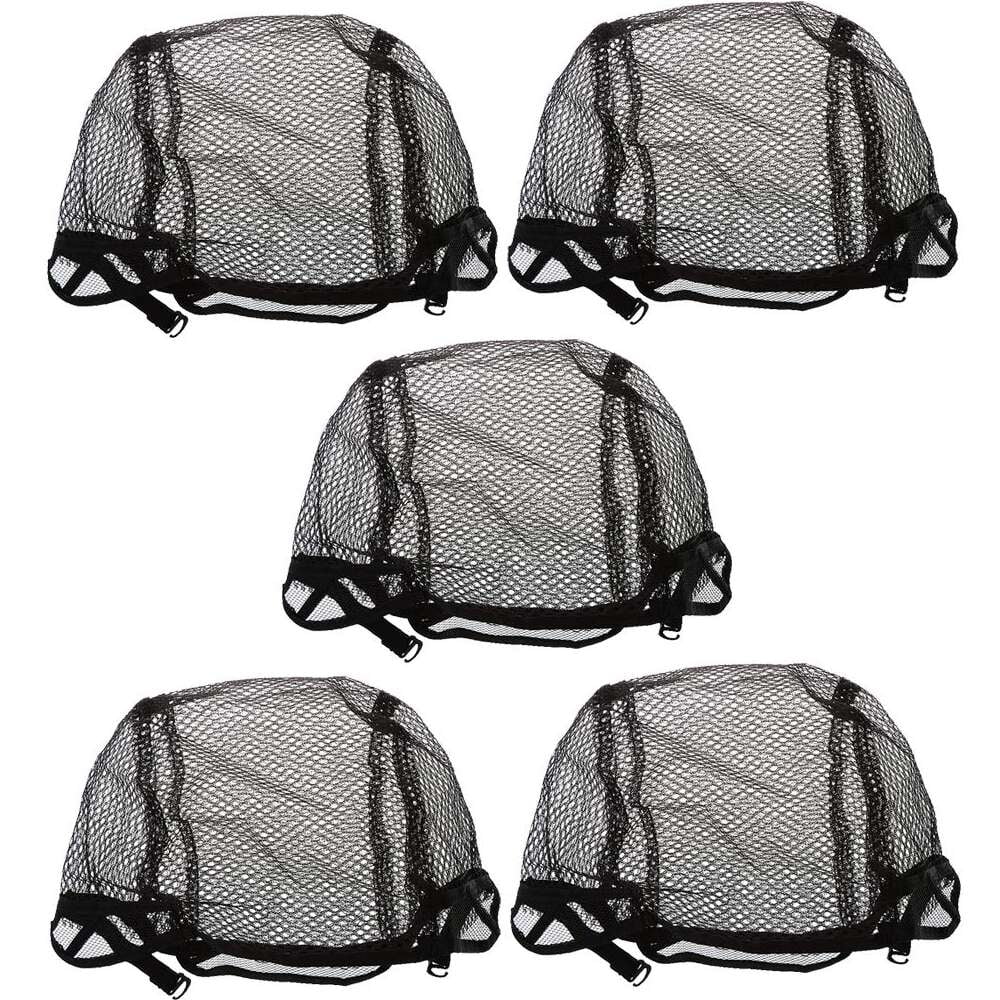 Selm 5x Stretchable Elastic Fishnet Wig Cap Hair Net Mesh Wig & Weave ...