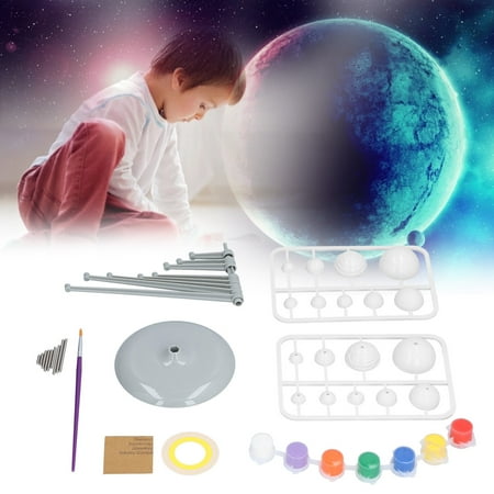 Large Solar System Model Kit DIY Nine Planets Solar System Ornaments ...