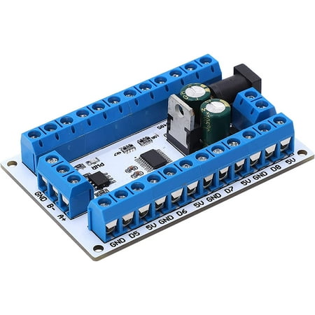 8 Channel Sensor Module, Easy Wiring High Accuracy DS18B20 Flame ...