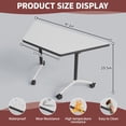 Modular Folding Trapezoid Conference Table with Locking Casters, Mobile ...