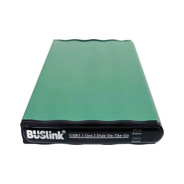 BUSlink 500GB SSD USB 3.2 Gen 2/eSATA CipherShield FIPS 140-2 HIPAA 256 ...
