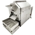 50KG Coffee Bean Nut Roaster Drum Frying Machine Gas Heating Fully ...