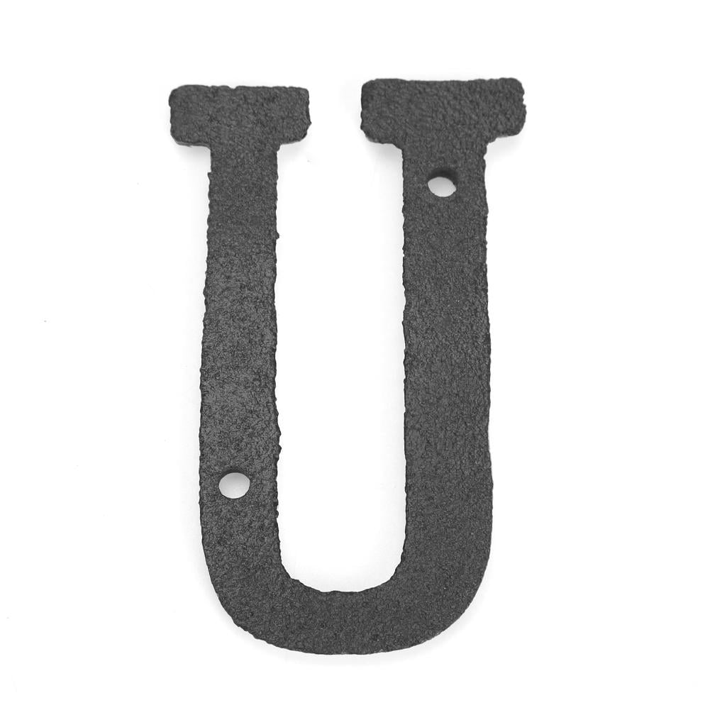 Megalia Metal Letters Cast Iron House Sign Doorplate DIY Cafe Wall ...