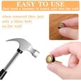 Double Headed Picture Hangers Nails Thumb Tacks for Wall Hanging Renter ...