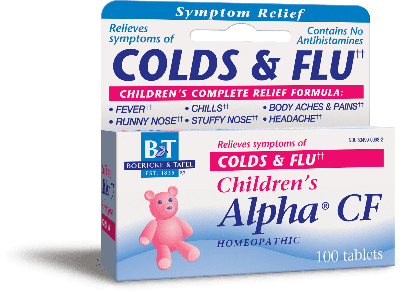 Boericke & Tafel Alpha CF Tablets, 100 Ct - Walmart.com