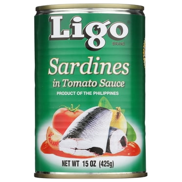 Ligo Brand Spanish Style Sardines (155g) 5.5oz - Pack of 1 - Walmart.com