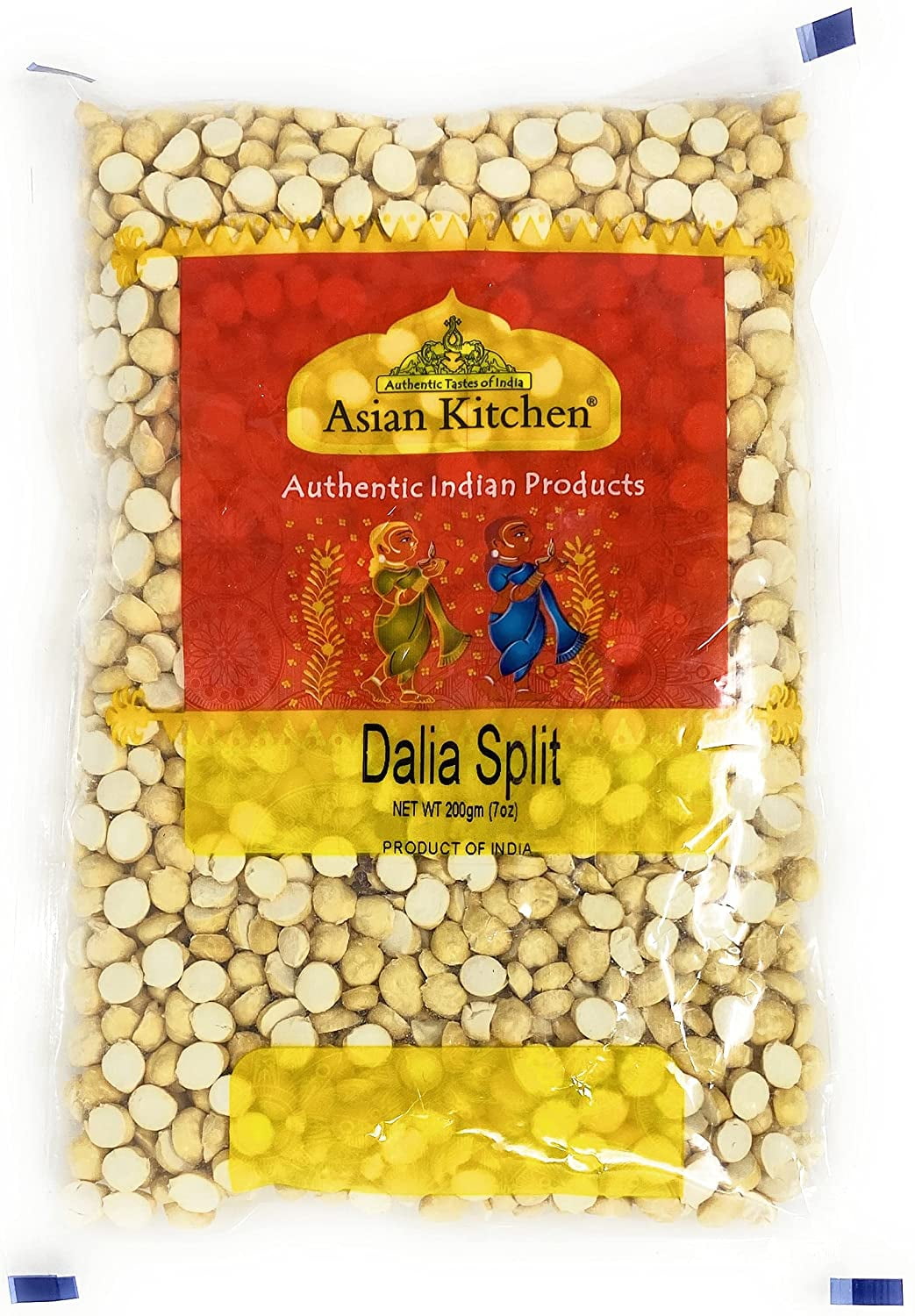 Asian Kitchen Daliya Split (Roasted Split Chickpeas Dalia) 7oz (200g ...