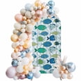 4FT Arch Backdrop Covers, Blue Fishes Wedding Arch Cover Stretchy ...