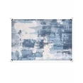 Abstract Stitching Sun Shade Sail 14'X18' Vintage Blue White Blend ...